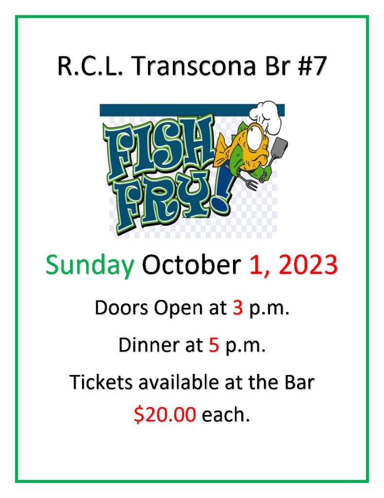 Fish Fry – Transcona Legion #7