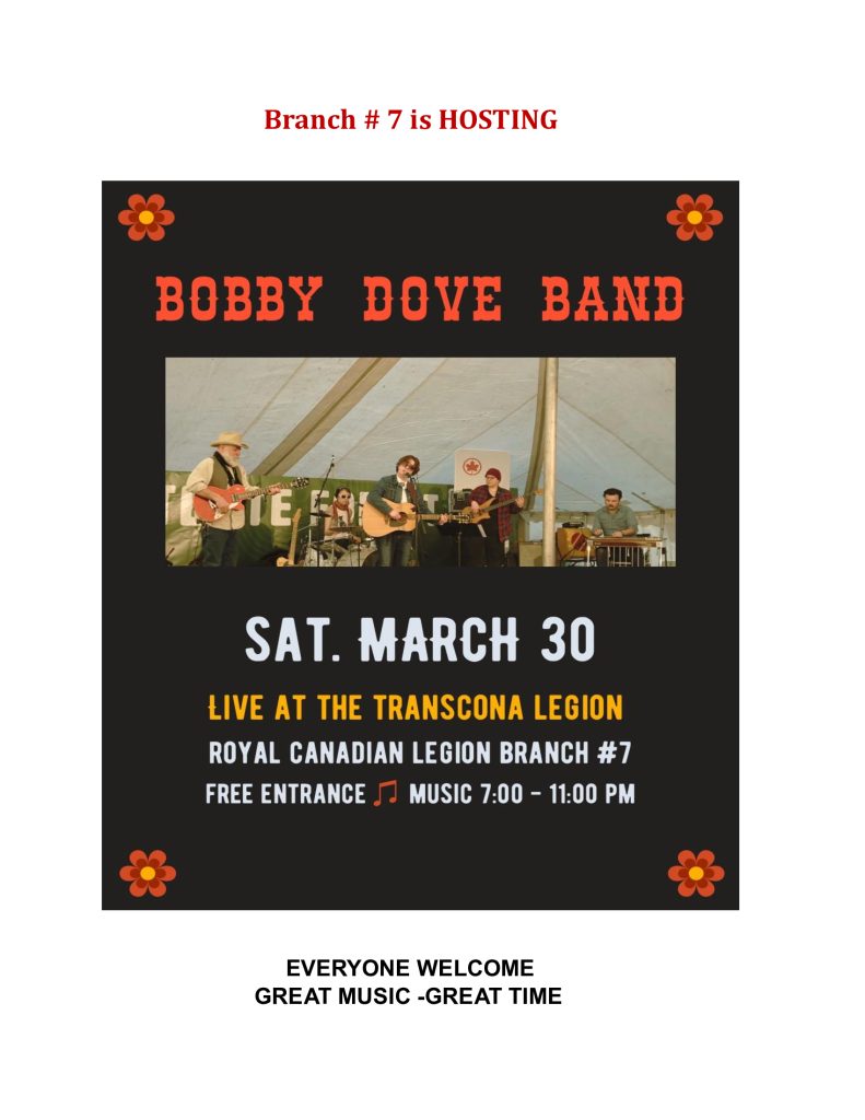 Bobby Dove Band – Transcona Legion #7