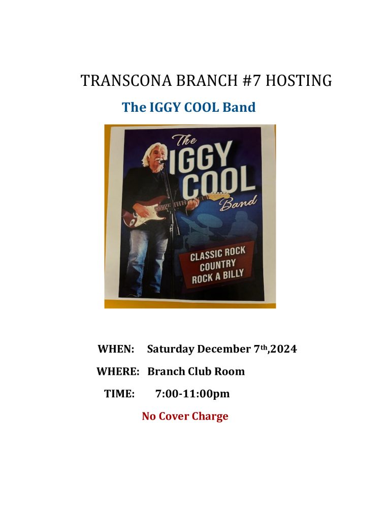 Transcona Legion – 117 Regent Avenue East, Winnipeg, Manitoba